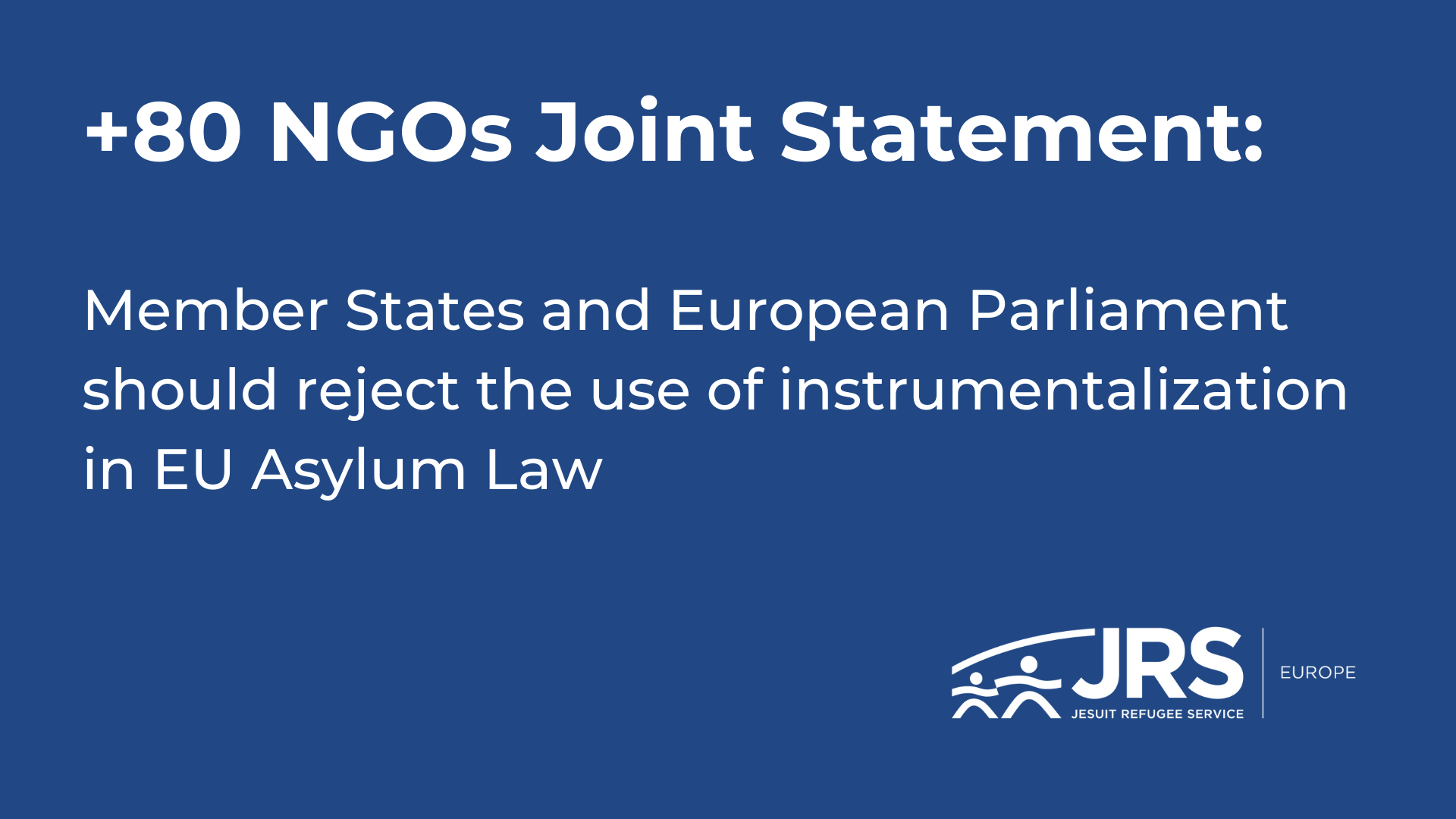 80 Ngos Joint Statement Member States And European Parliament Should