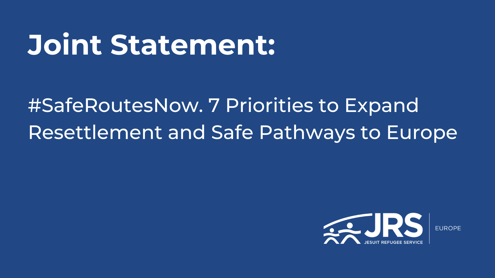 Seven Priorities to Expand Resettlement and Safe Pathways to Europe ...